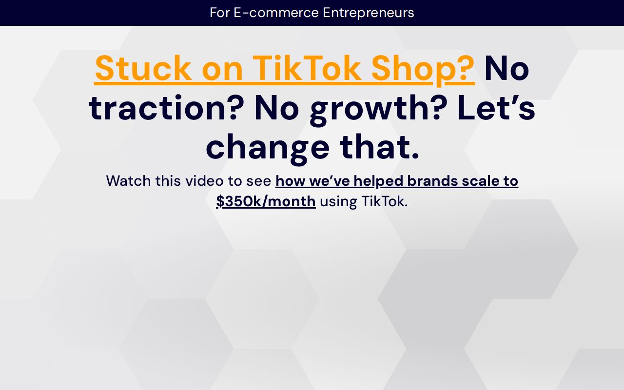 TikTok Shop Accelerator